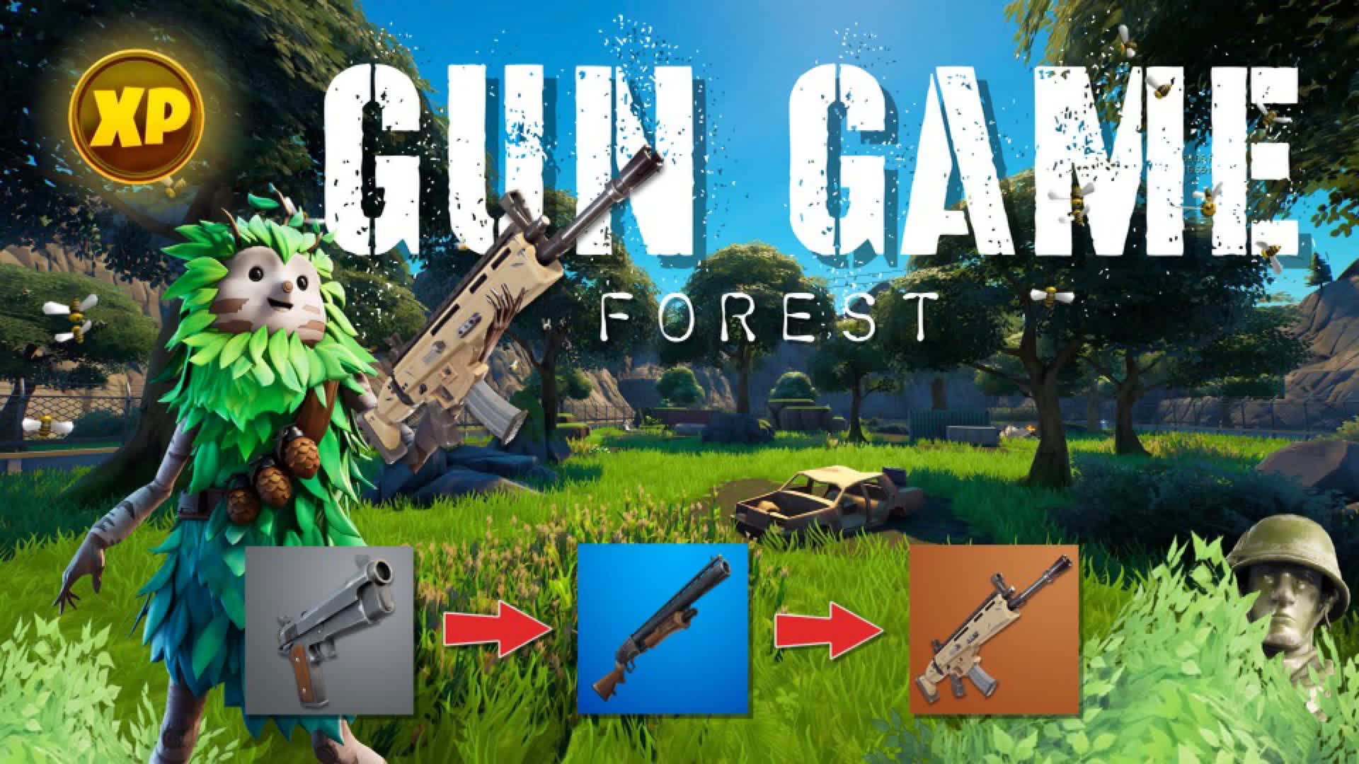 Forest Gun Game [ astrxryan ] – Fortnite Creative Map Code