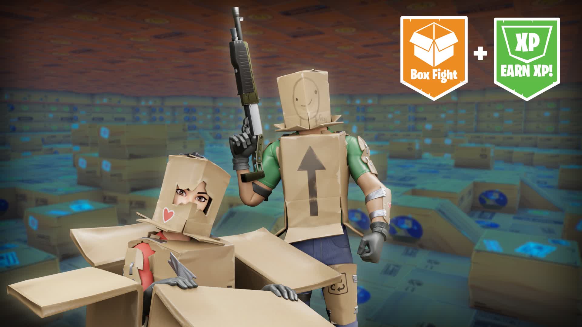 CARDBOARD BOXING [ ScrimWar ] – Fortnite Creative Map Code