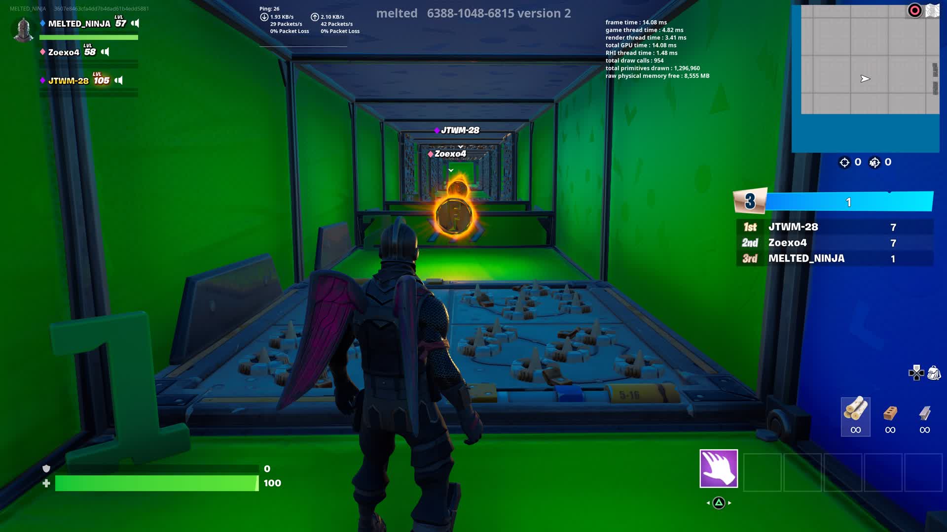 150 Level Deathrun! Bet You Can't Win! [ melted ] – Fortnite Creative ...