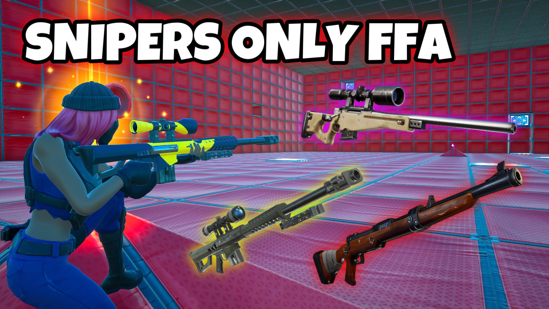 🎯SNIPER ONLY FREE FOR ALL🎯 [ nearfnbr ] – Fortnite Creative Map Code