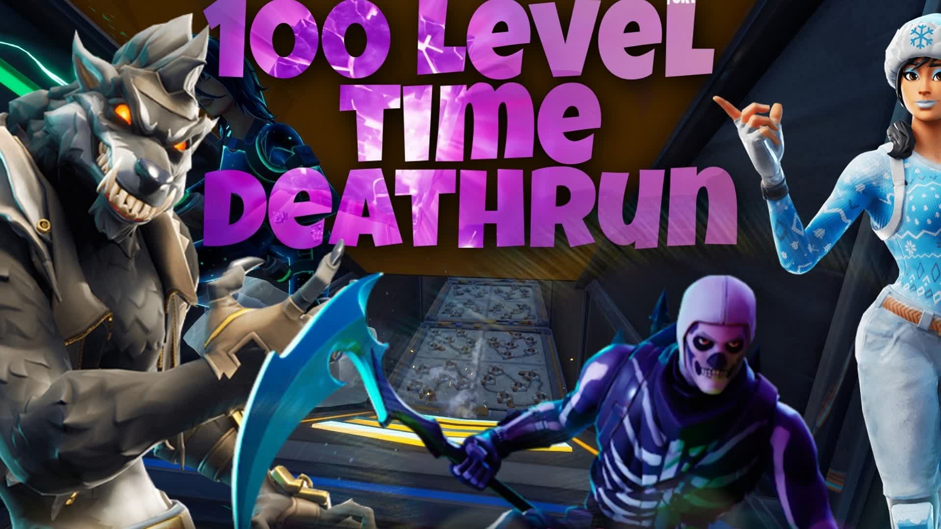 100 Level Time Deathrun [XP ENABLED] [ huh ] – Fortnite Creative Map Code