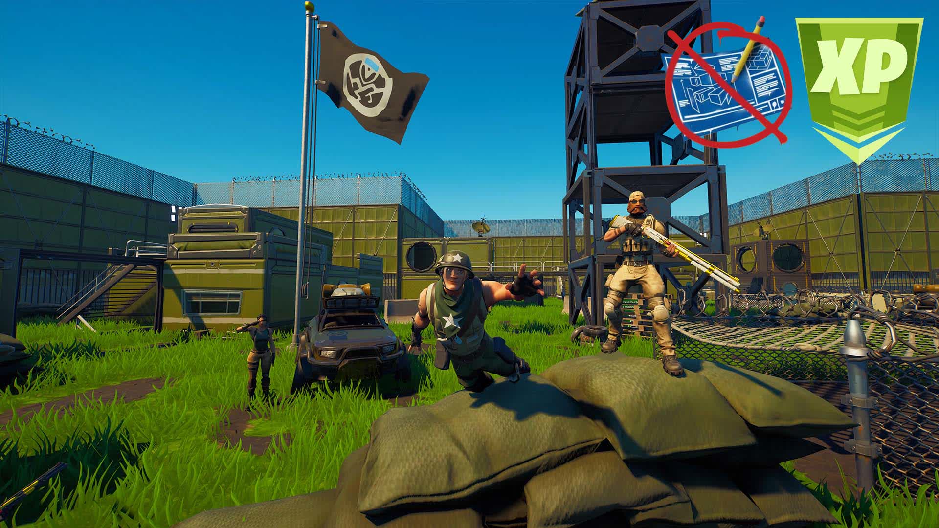 Military Base - Gun Game [ jalf ] – Fortnite Creative Map Code