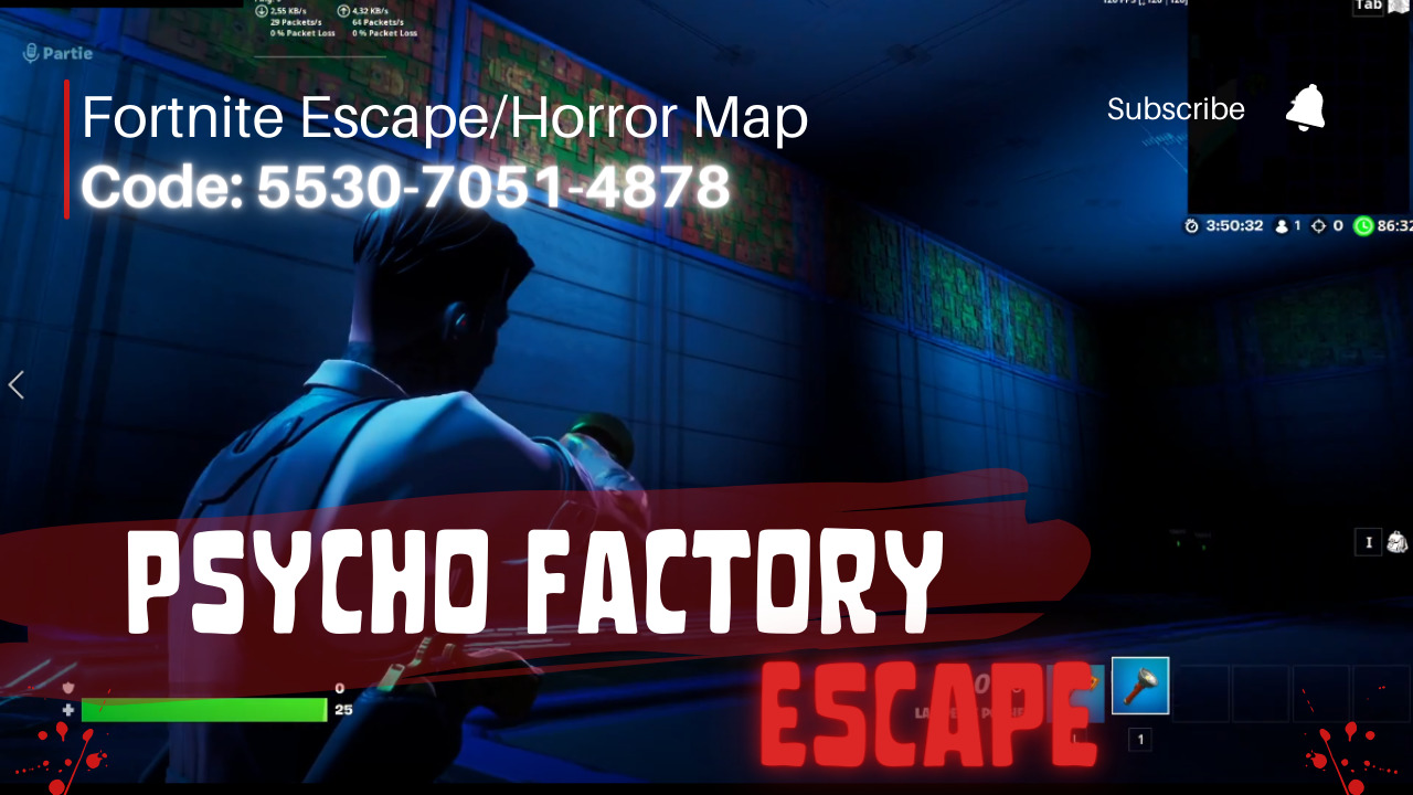 Psycho Factory Escape [ ntmsaletryhard ] – Fortnite Creative Map Code