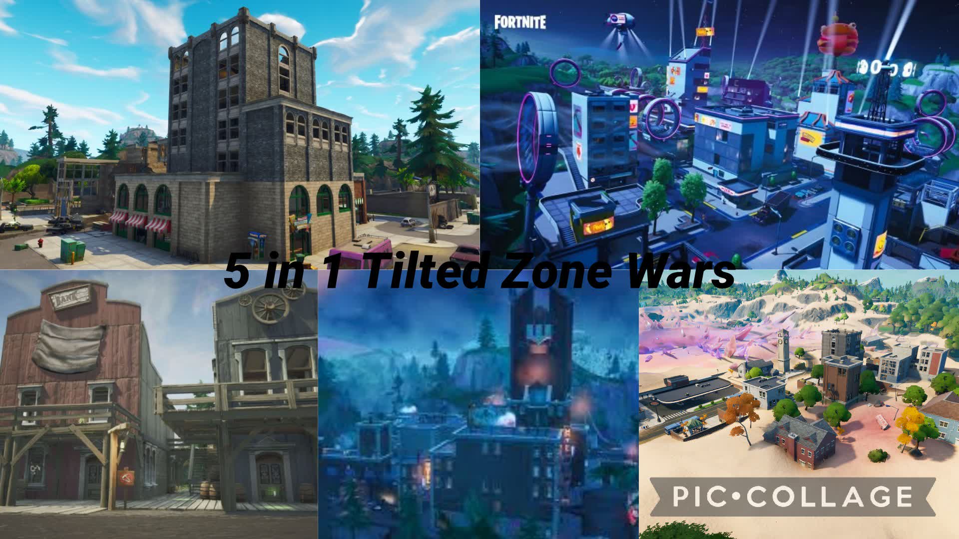 5 in 1 Tilted ZoneWars (Ch 3 Mechanics) [ ksm ] – Fortnite Creative Map ...