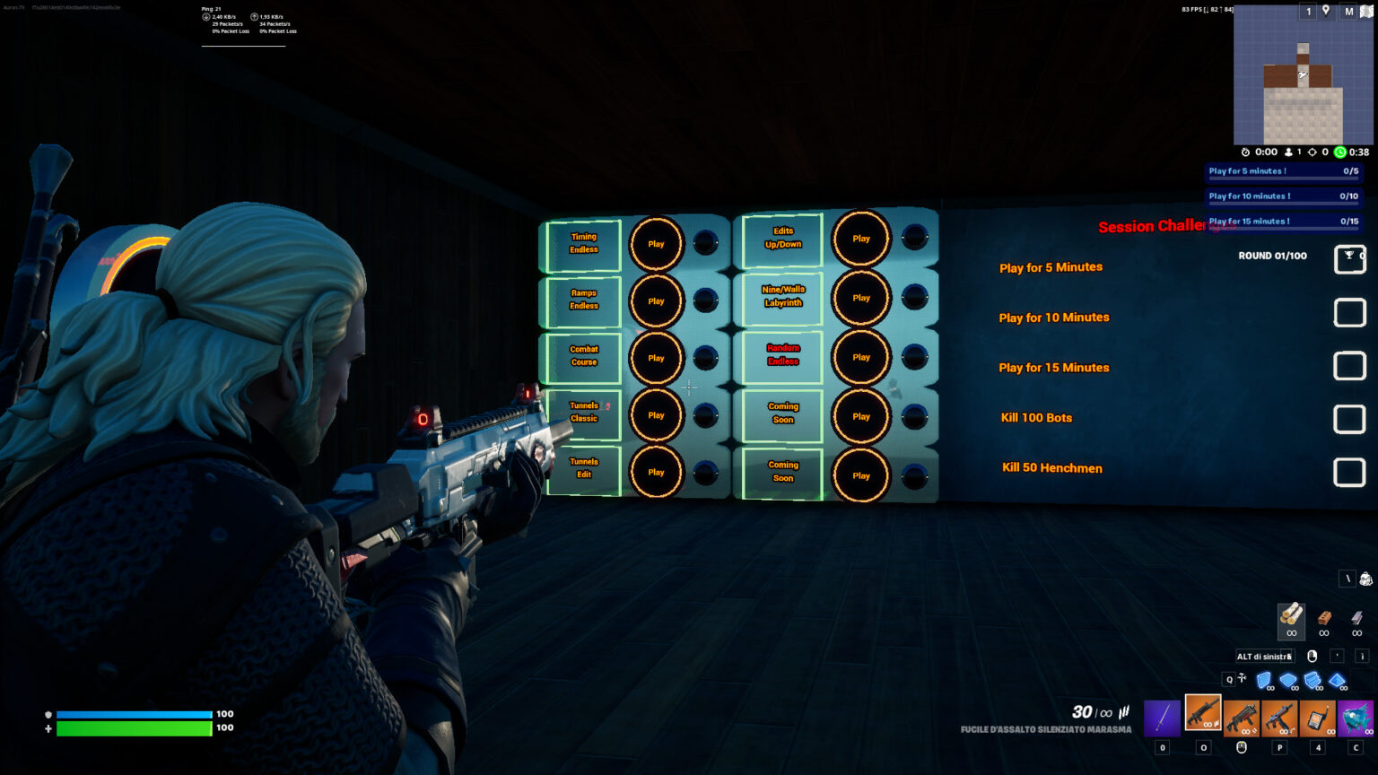 Endless Piece Control [ auron-79 ] – Fortnite Creative Map Code