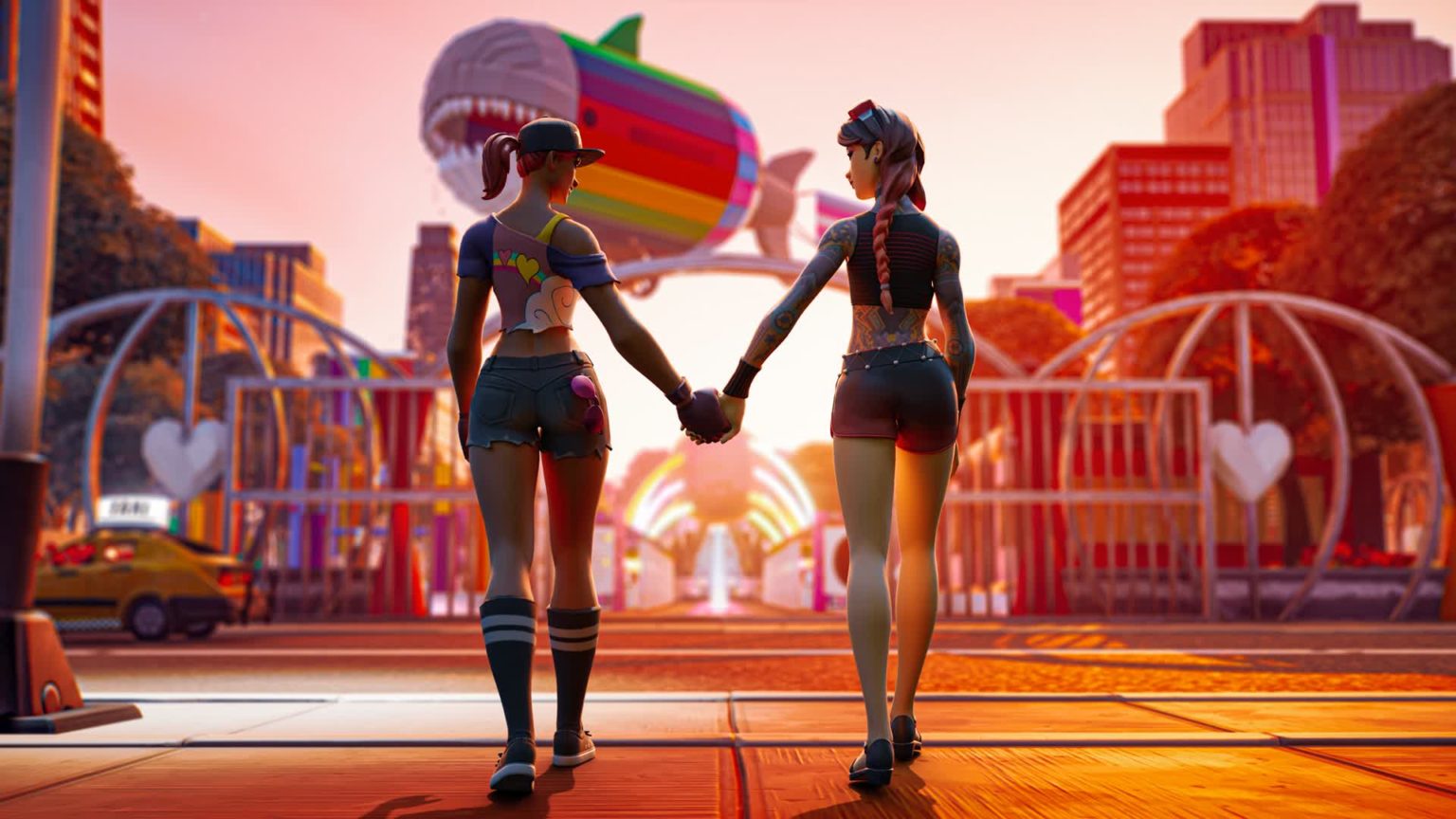 Chapter 1 Season 7 lobby background [ ttesam ] – Fortnite Creative Map Code