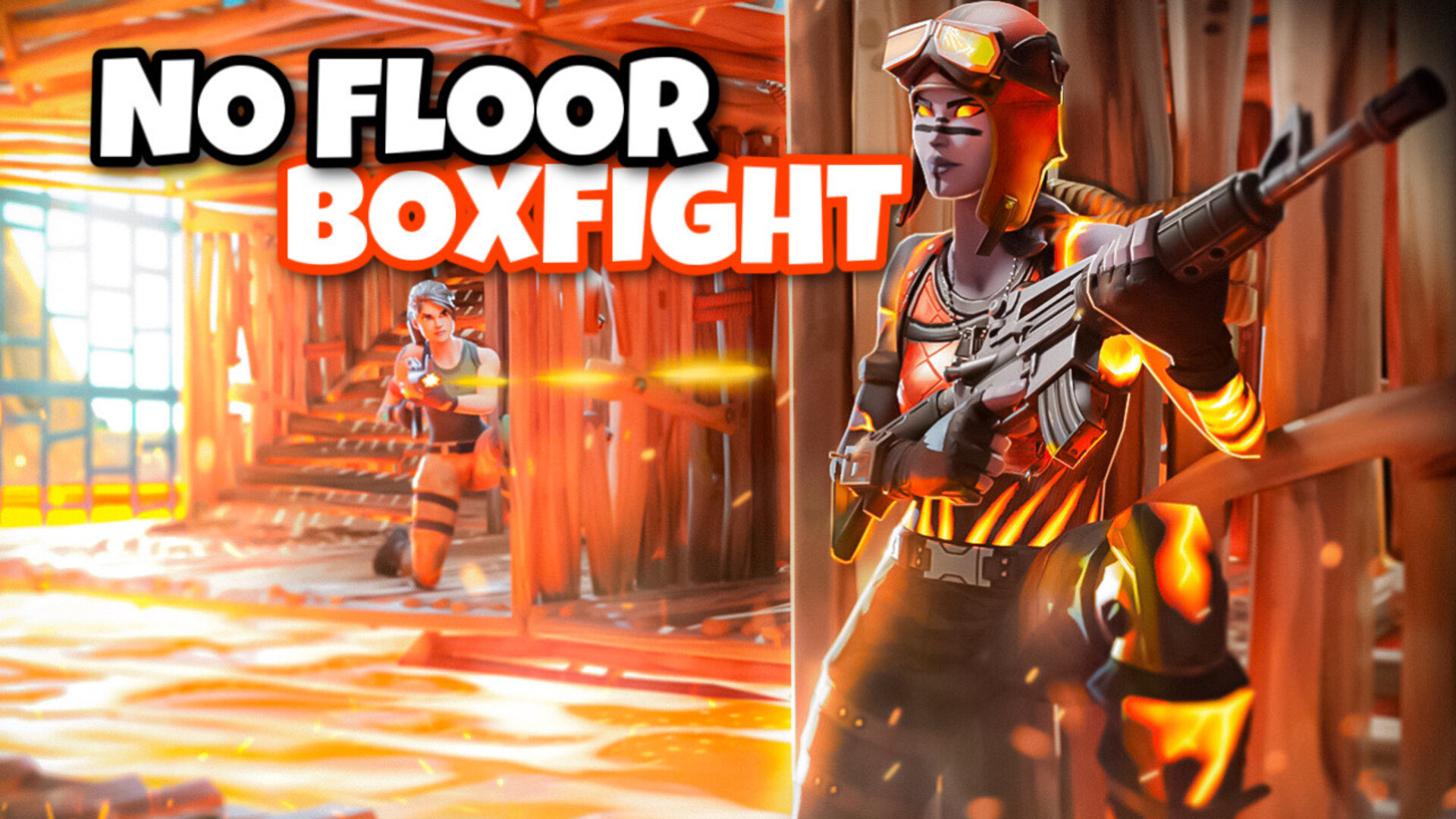 No Floor Boxfight (LAVA) [ nearfnbr ] – Fortnite Creative Map Code