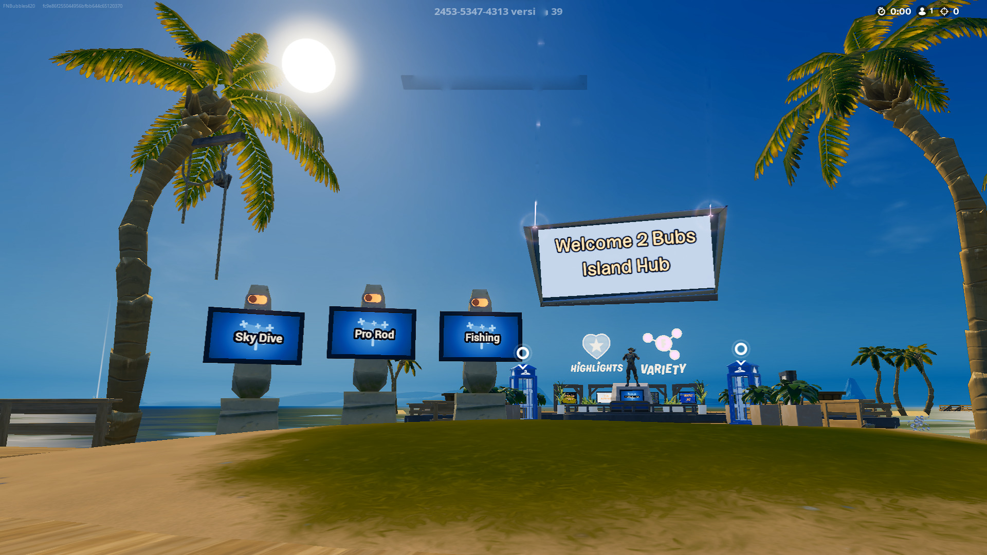 Bubs Island Hub [ fnbubbles420 ] – Fortnite Creative Map Code