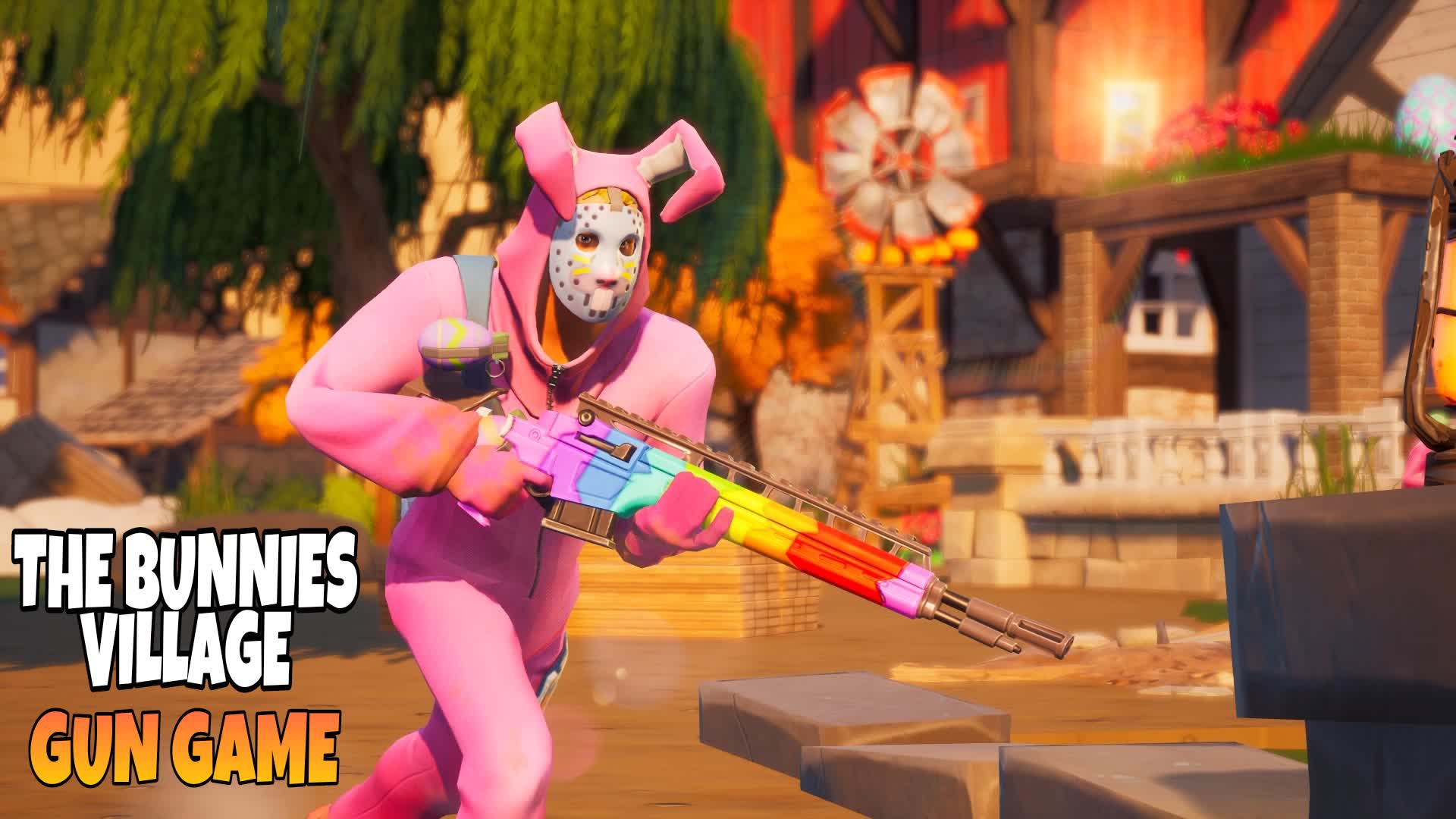 THE BUNNIES VILLAGE 🐰 GUN GAME 🍄 [ volviik ] – Fortnite Creative Map Code