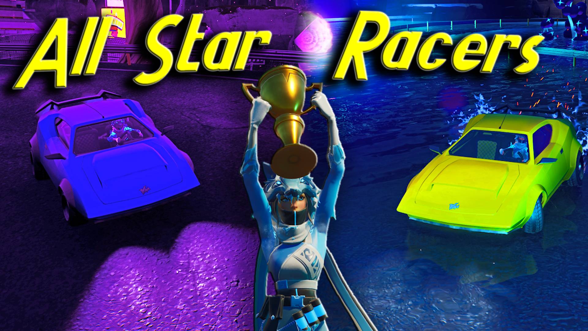 ALL-STAR RACERS! [ sthbuilder ] – Fortnite Creative Map Code