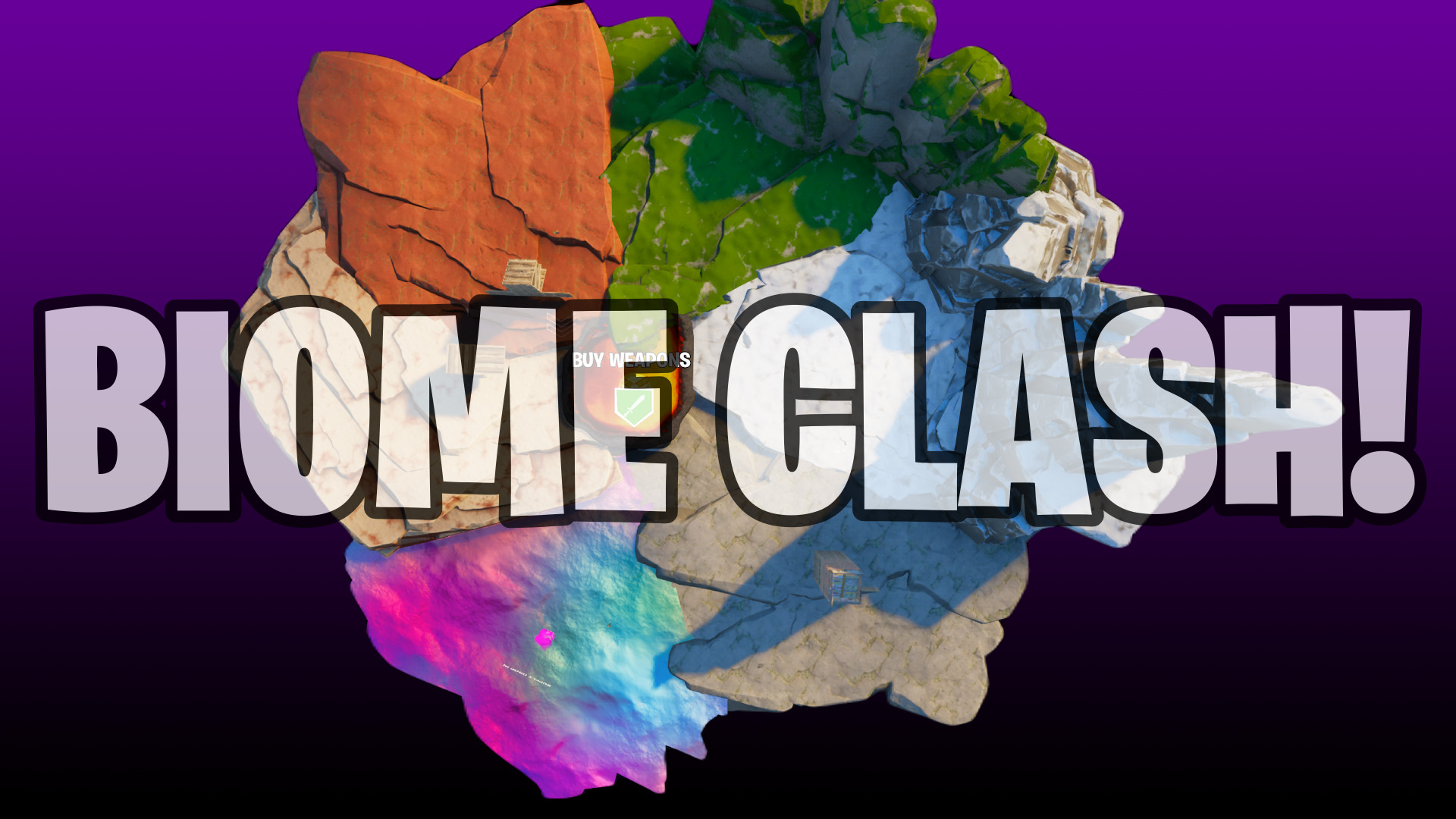 BIOME CLASH! [ b0t ] – Fortnite Creative Map Code