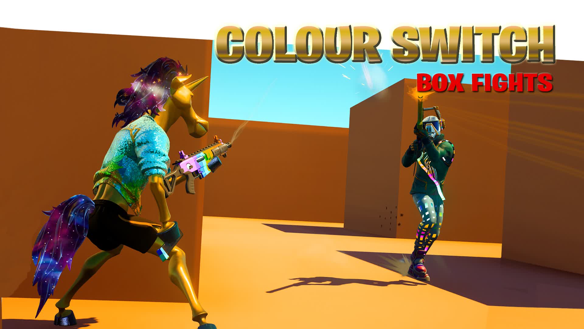 Colour Switch Box Fight [ DMECH ] – Fortnite Creative Map Code