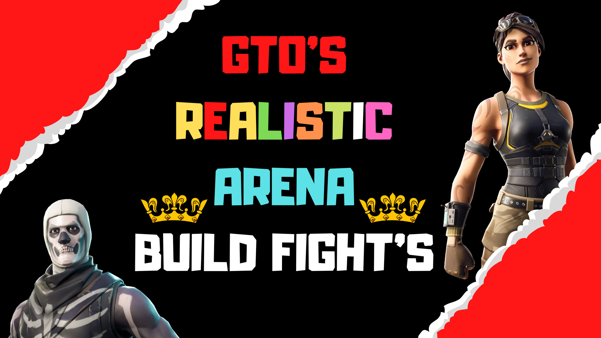 GTO'S REALISTIC ARENA BUILDFIGHT'S [ givethemone ] – Fortnite Creative Map Code