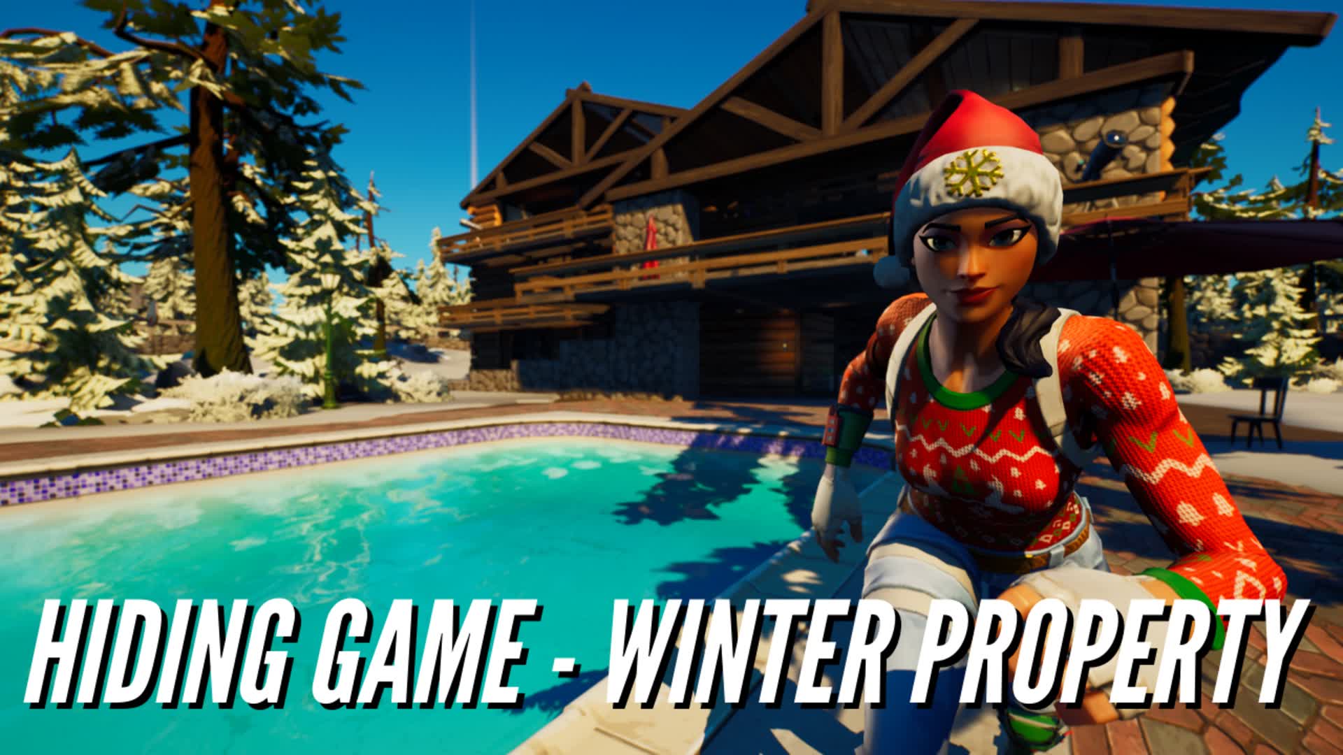 Winter property, hiding game [ robotwarior62 ] – Fortnite Creative Map Code
