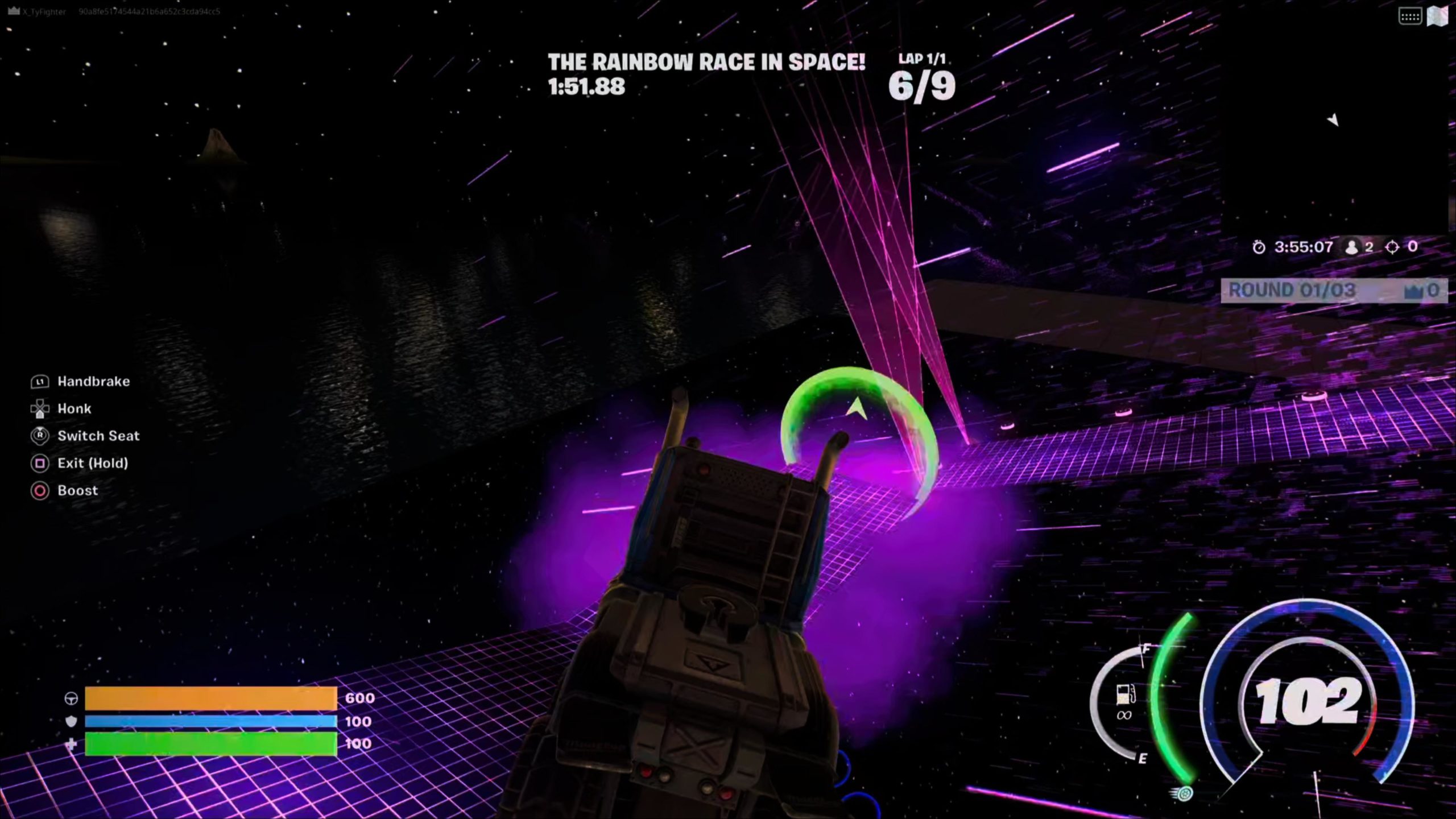 The Rainbow Race In Space! [ tyfighter ] – Fortnite Creative Map Code