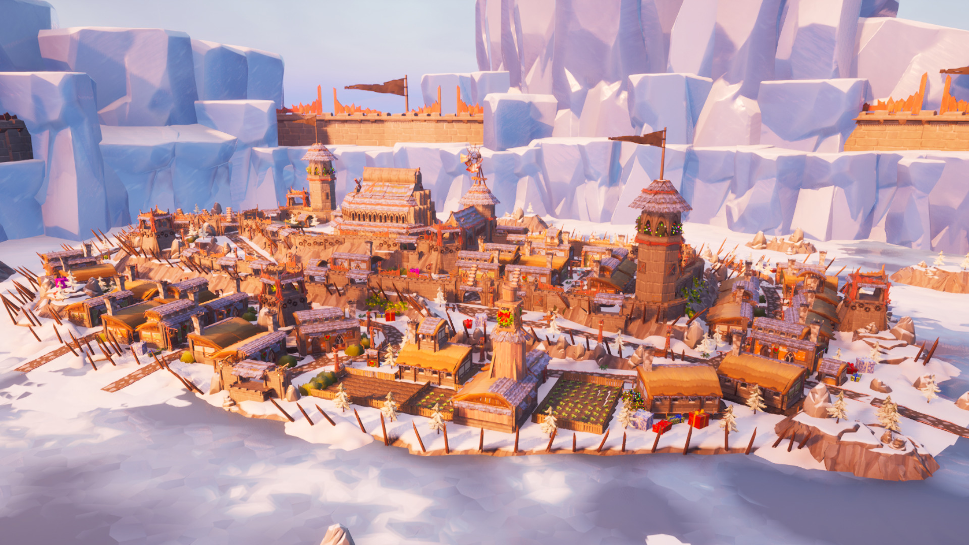 Santa Fortress⚔️Swords & Snipers [ Lowcon ] – Fortnite Creative Map Code