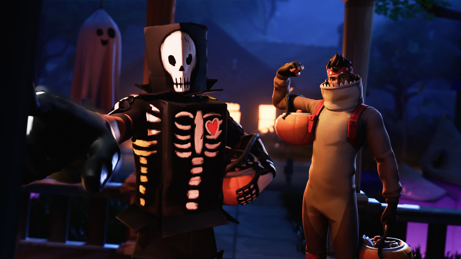 Ghoul Valley - Trick or Treat [ sharktoofs ] – Fortnite Creative Map Code