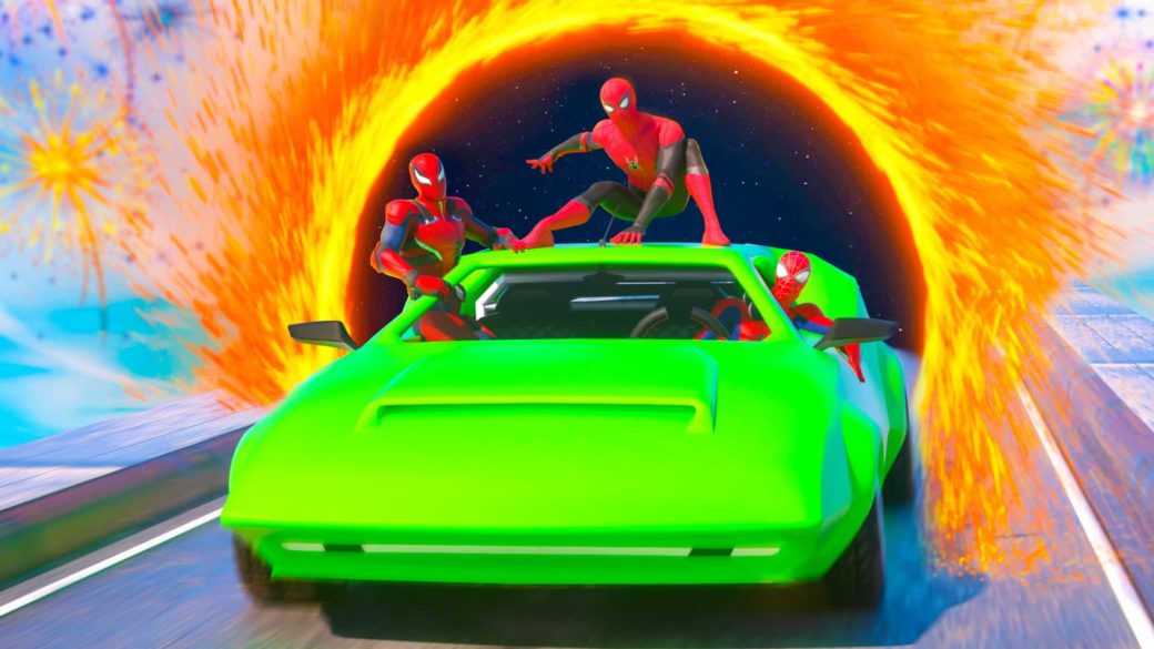 MULTIVERSE CAR RACE 🏁 [ dhm ] – Fortnite Creative Map Code