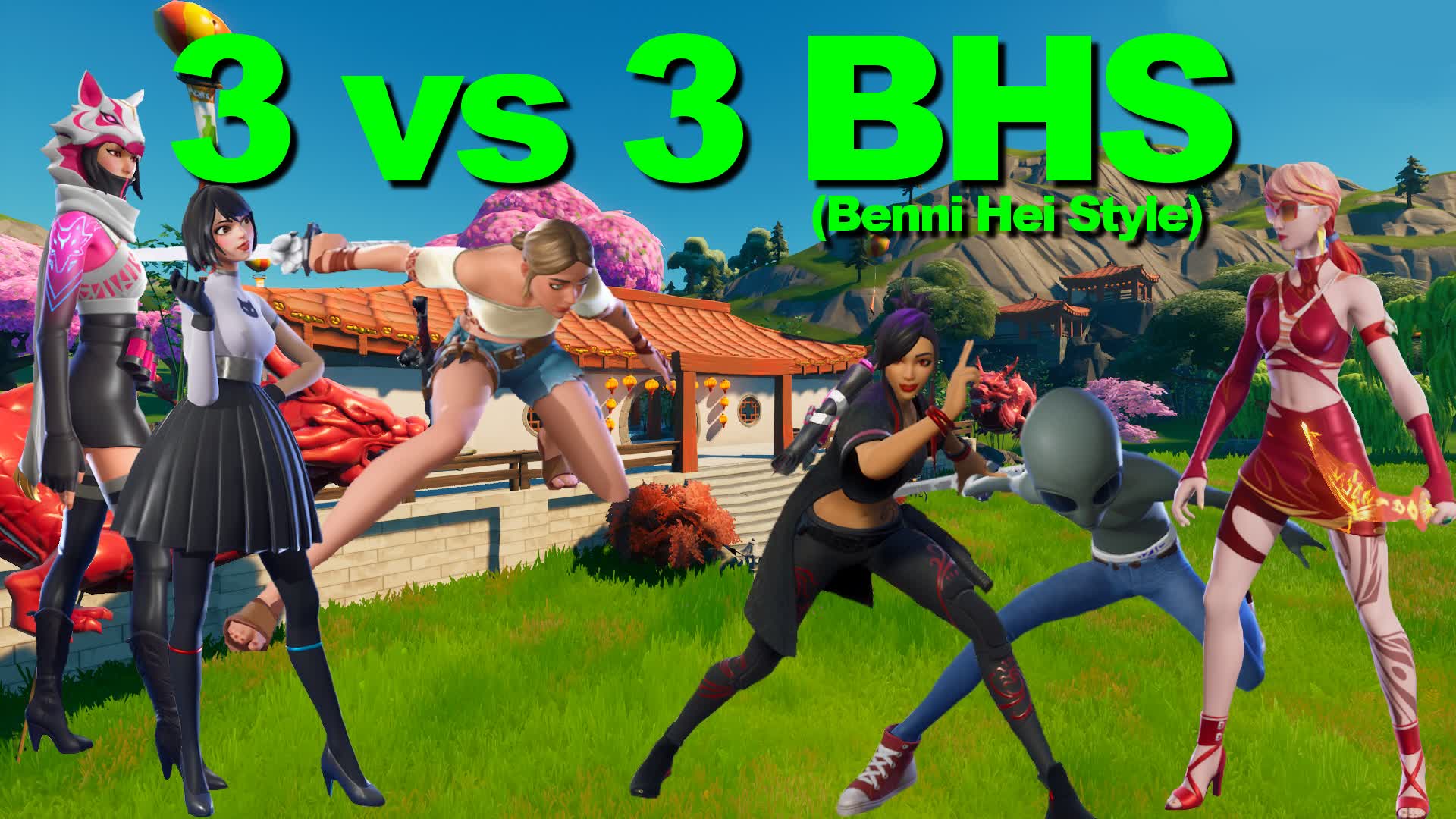 3vs3 BHS 🐉🔥👽 (Benni Hei Style) [ xben ] – Fortnite Creative Map Code