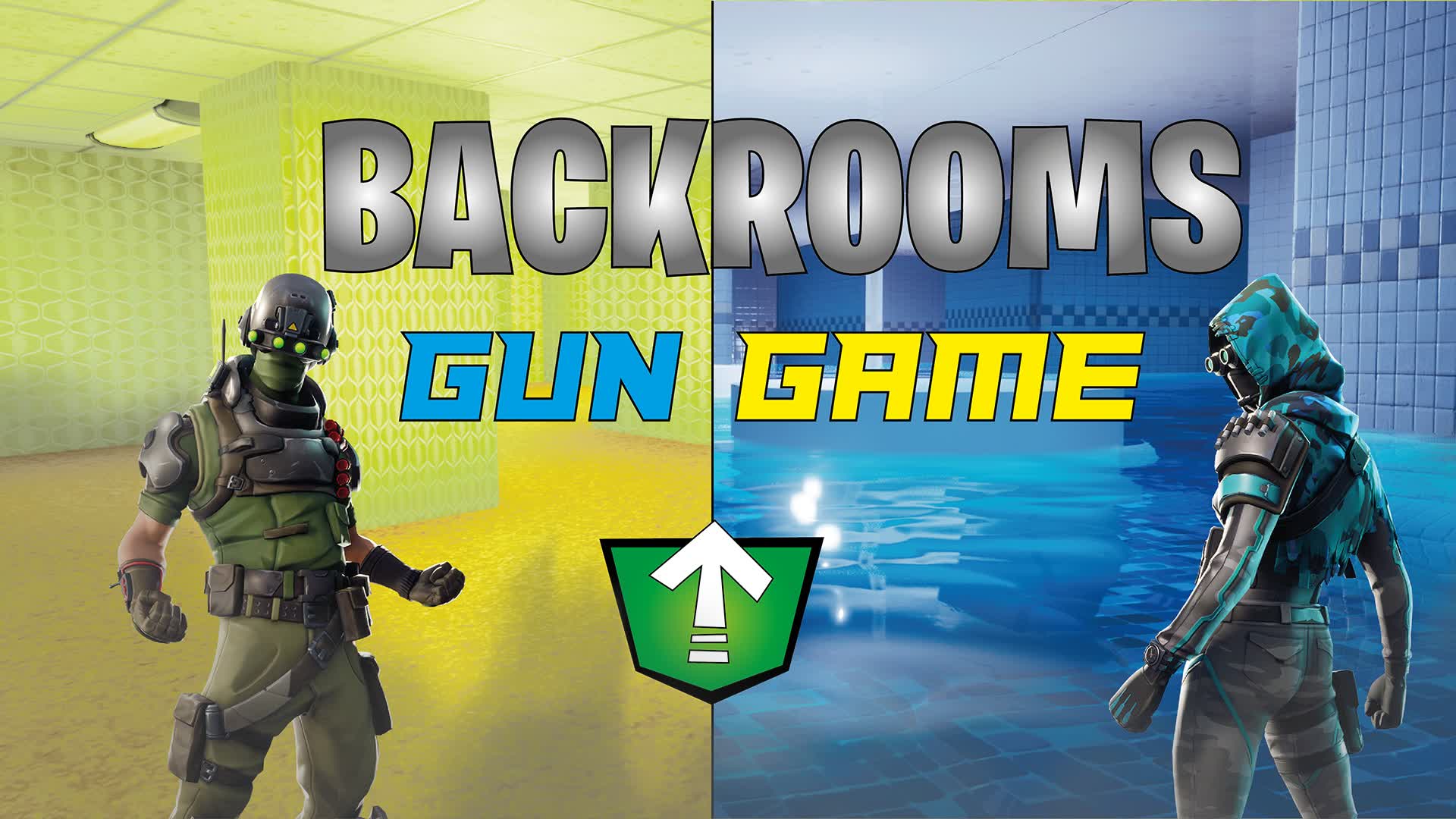 🔥 BACKROOMS - GUN GAME [ seas ] – Fortnite Creative Map Code