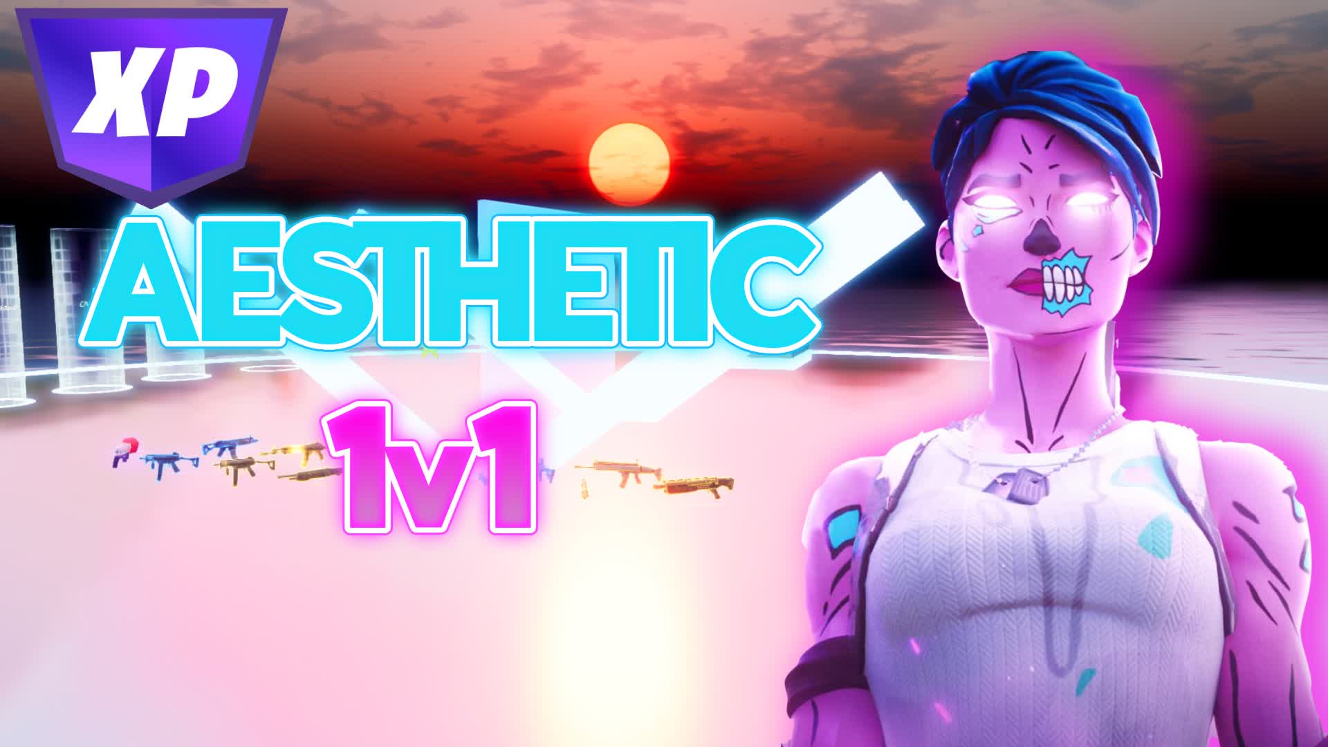 Aesthetic 1v1 😇 [ pvndo ] – Fortnite Creative Map Code