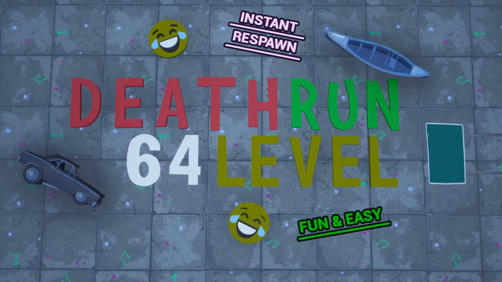 64 LEVELS CITY DEATHRUN EASY + EARN EXP! [ r15_lestremon ] – Fortnite ...