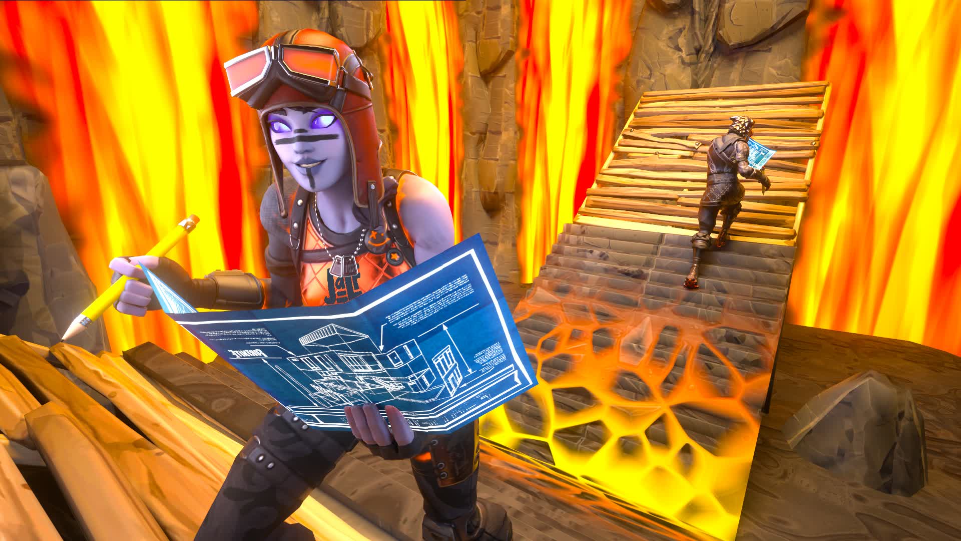 BUILD FIGHT 1V1 - THE VOLCANO [ jalf ] – Fortnite Creative Map Code