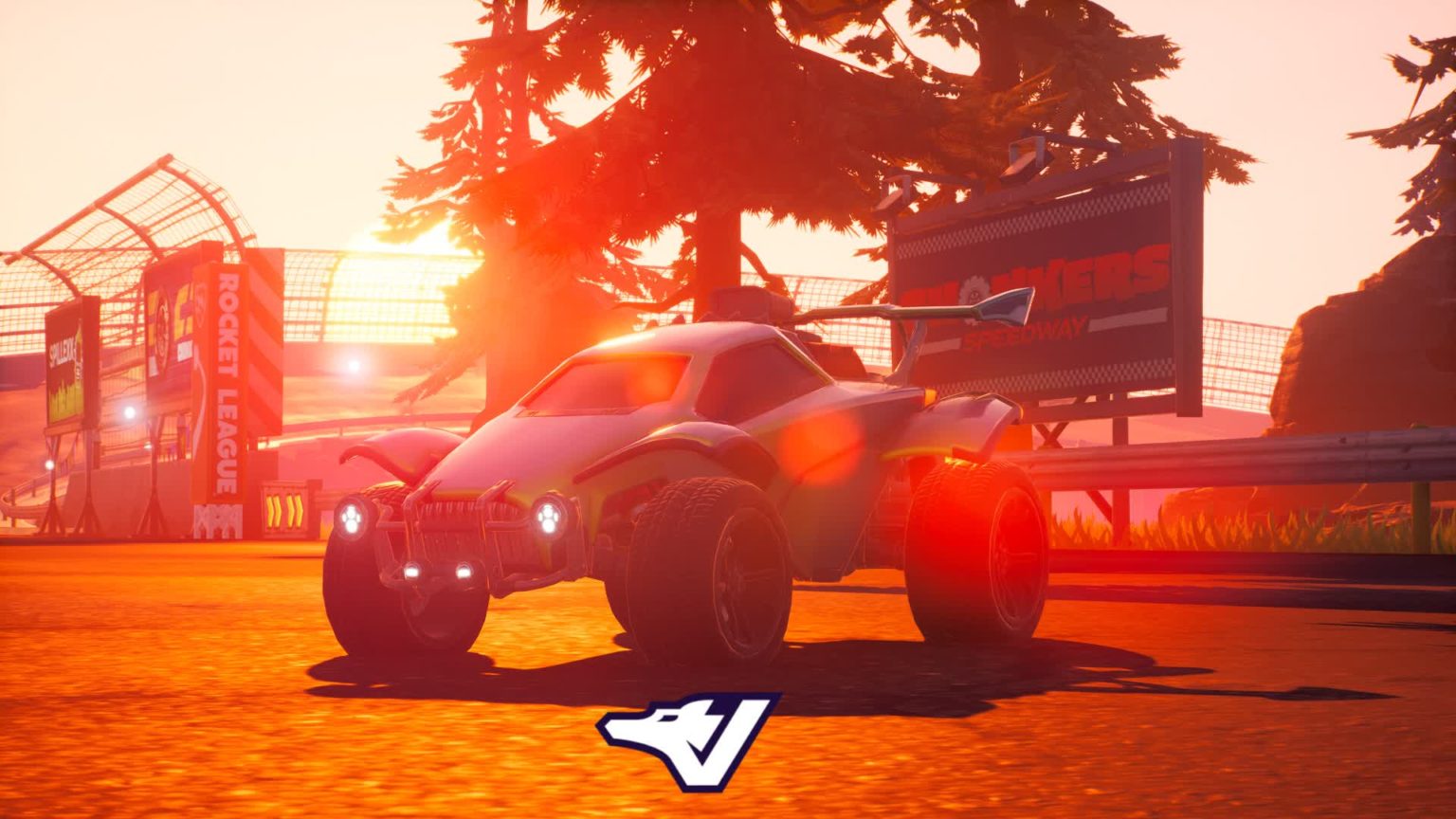 Rocket League - Oval Track Racing [ Quanoe ] – Fortnite Creative Map Code