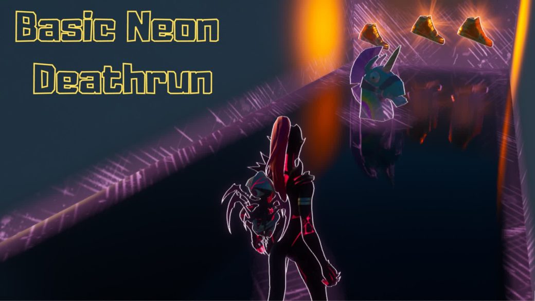 Basic Neon Deathrun [ maddiepotato ] – Fortnite Creative Map Code