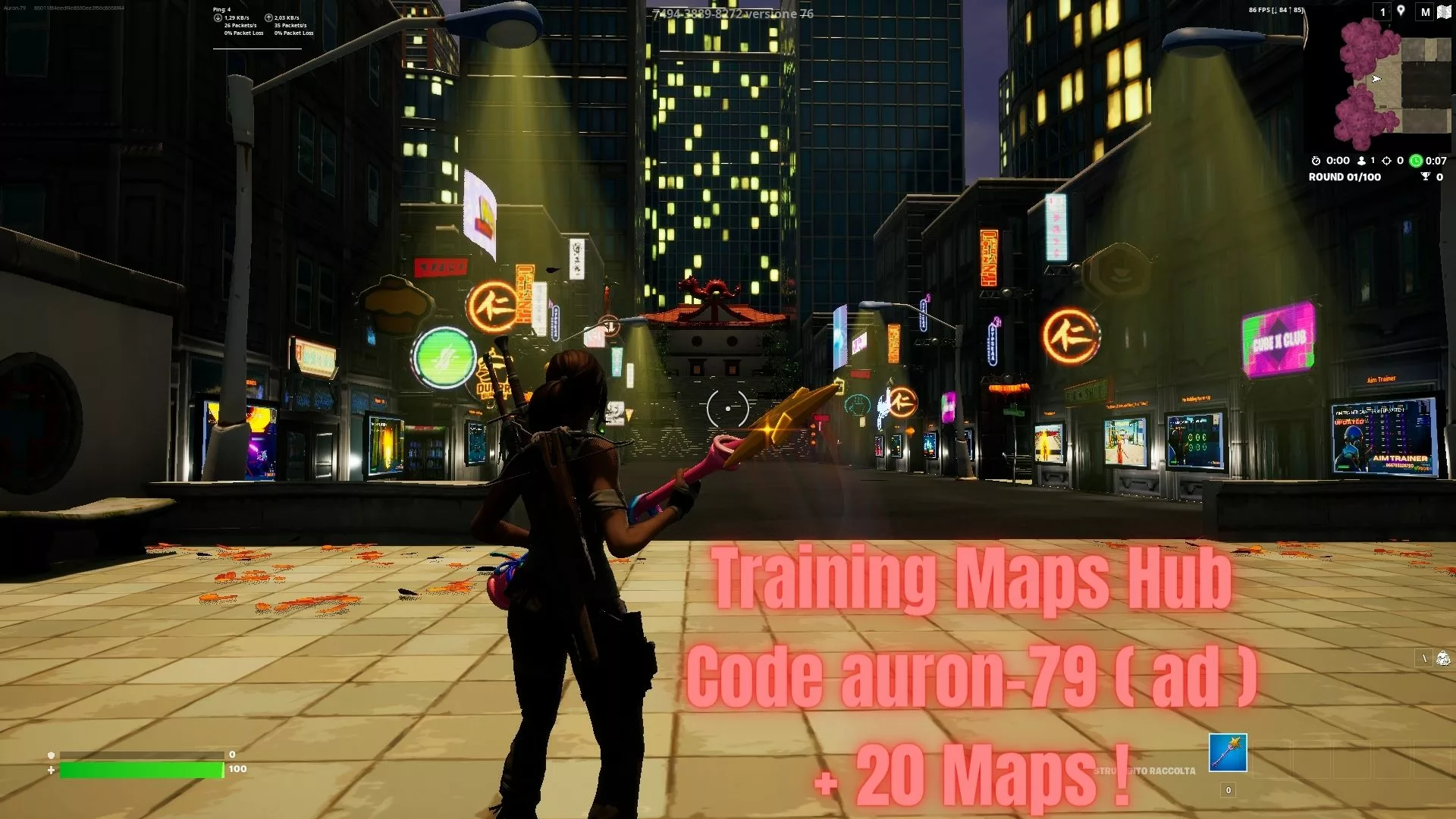 Auron79 Training Hub ( OG ) [ auron-79 ] – Fortnite Creative Map Code