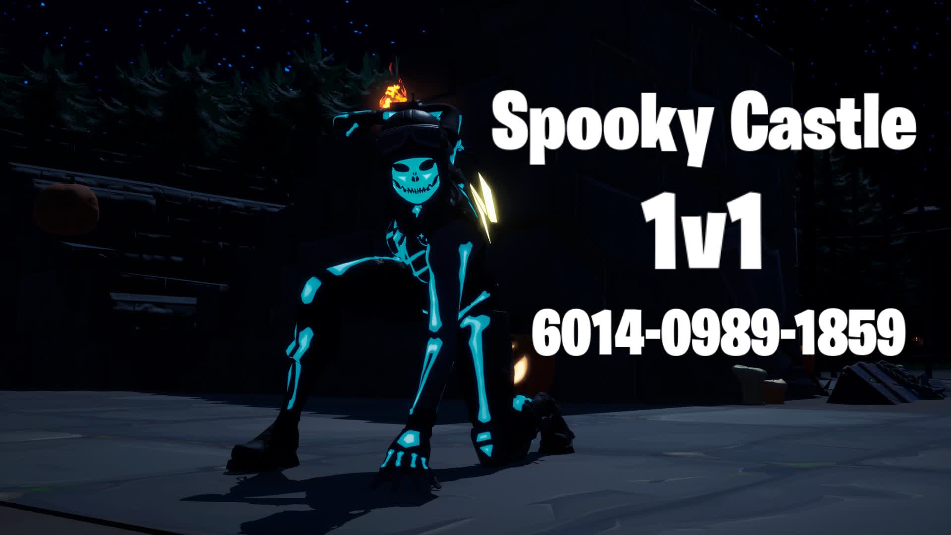 Spooky Castle 1v1 [ teamemerald ] – Fortnite Creative Map Code