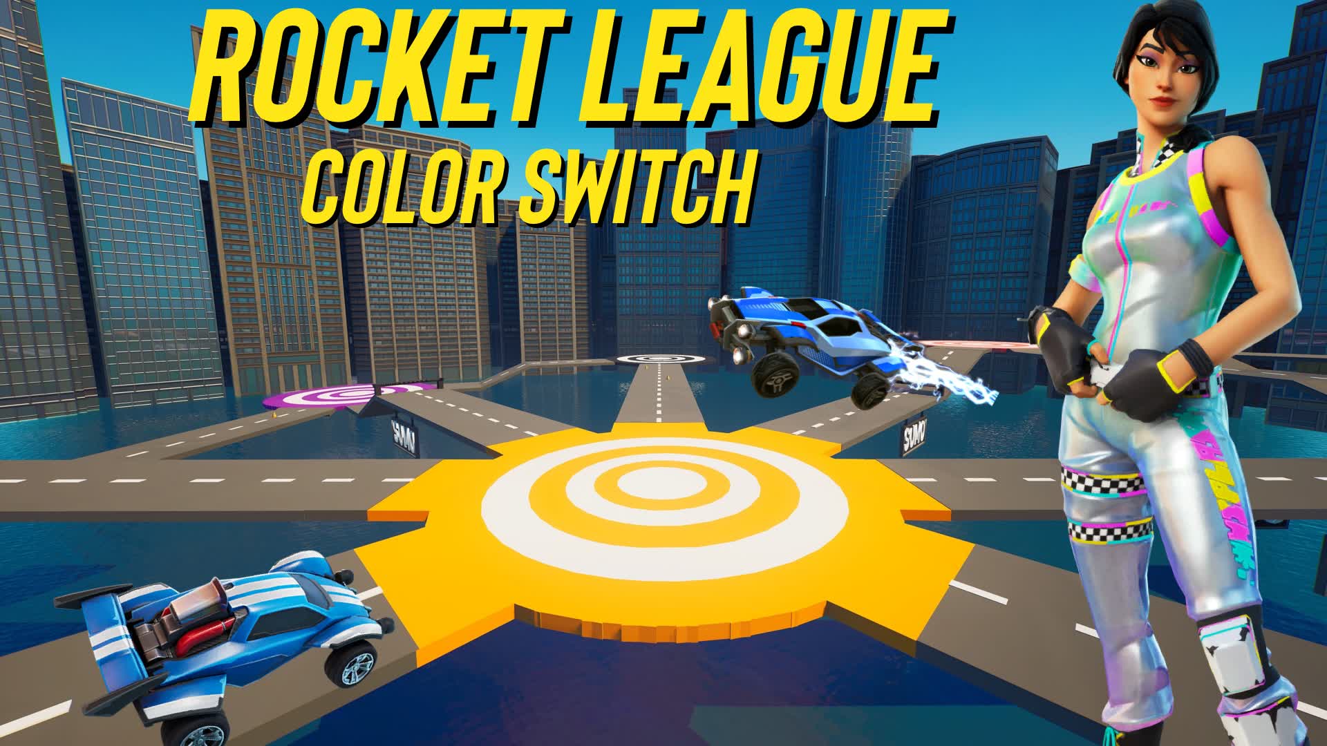 🏁🌈 OCTANE COLOR SWITCH 🌈🏁 [ scoopti ] – Fortnite Creative Map Code