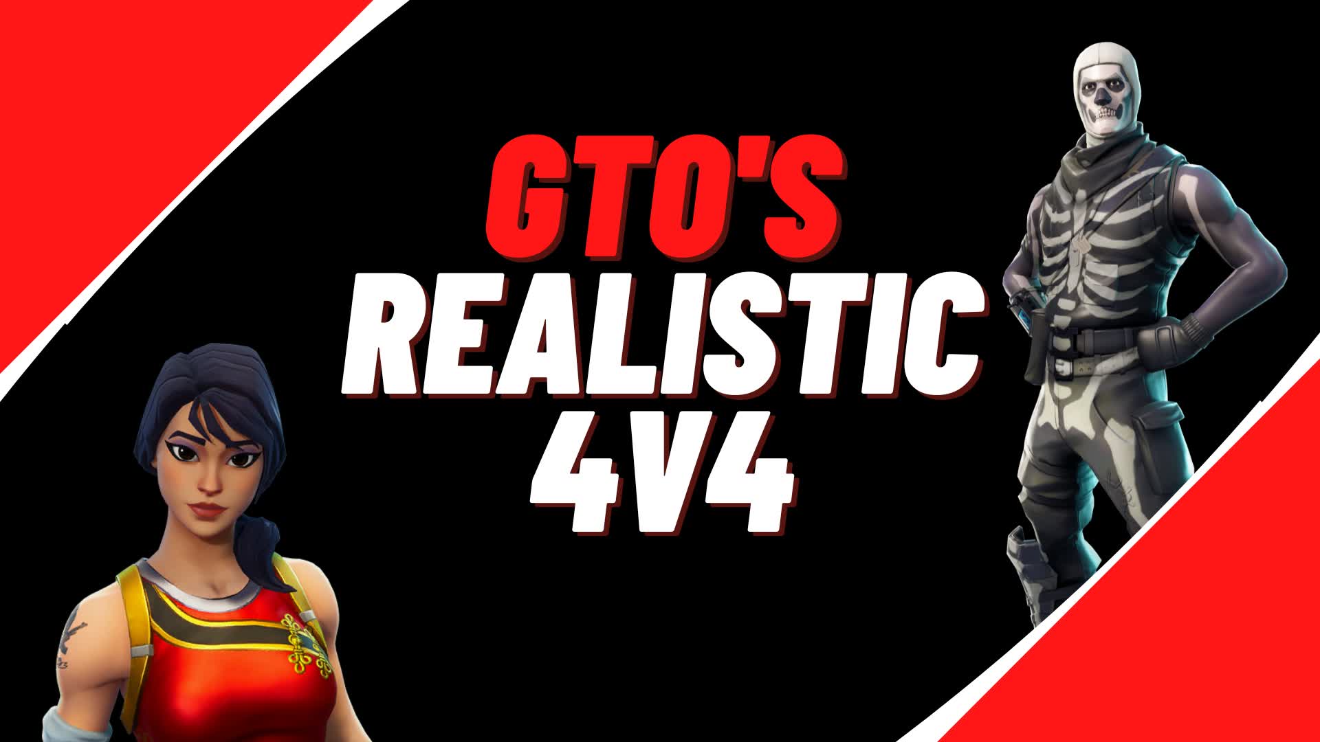 GTO'S 4v4 REALISTIC [ givethemone ] – Fortnite Creative Map Code
