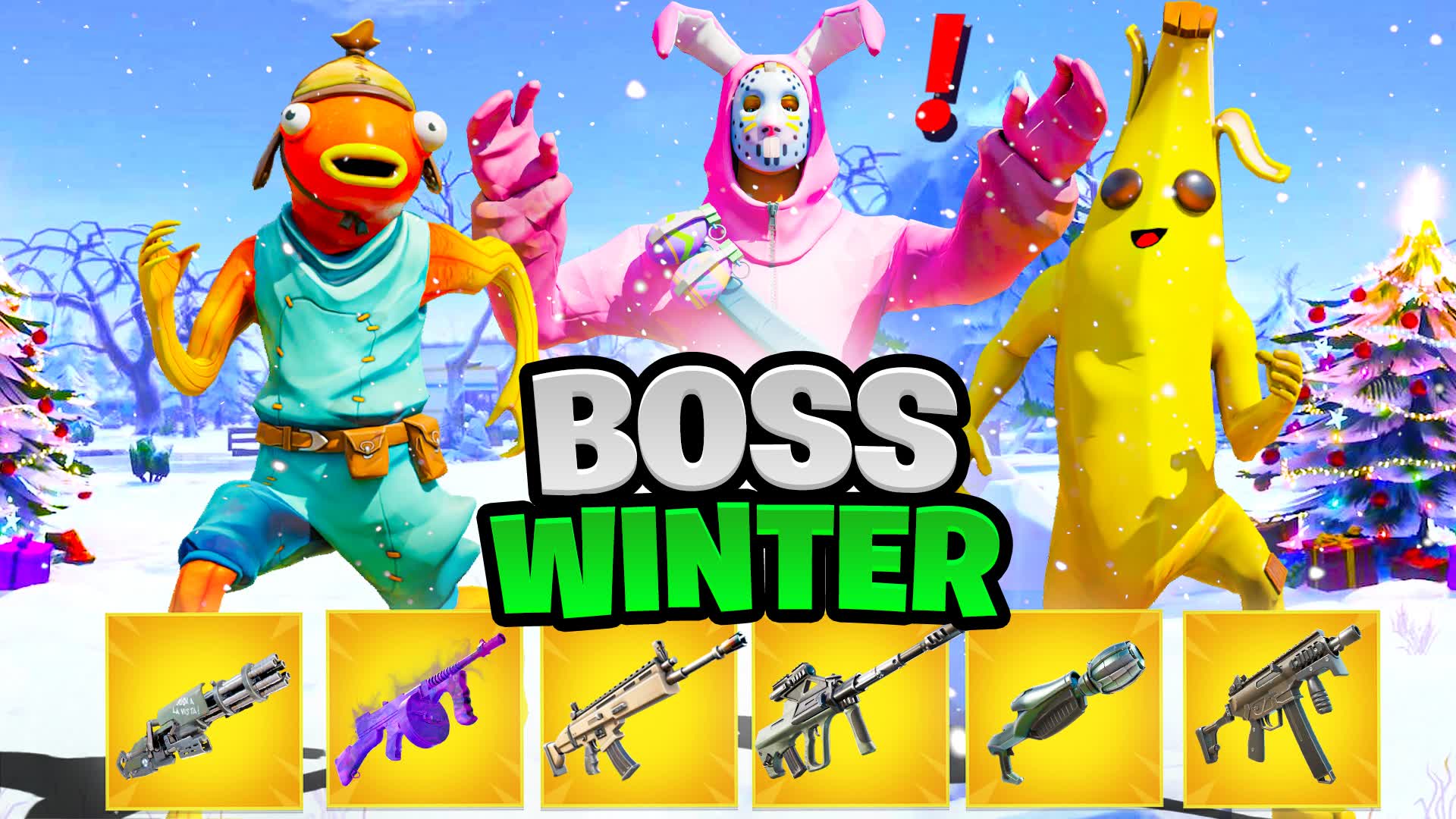 MYTHIC WINTER BOSS VAULT REWARD [ mimomaps ] – Fortnite Creative Map Code