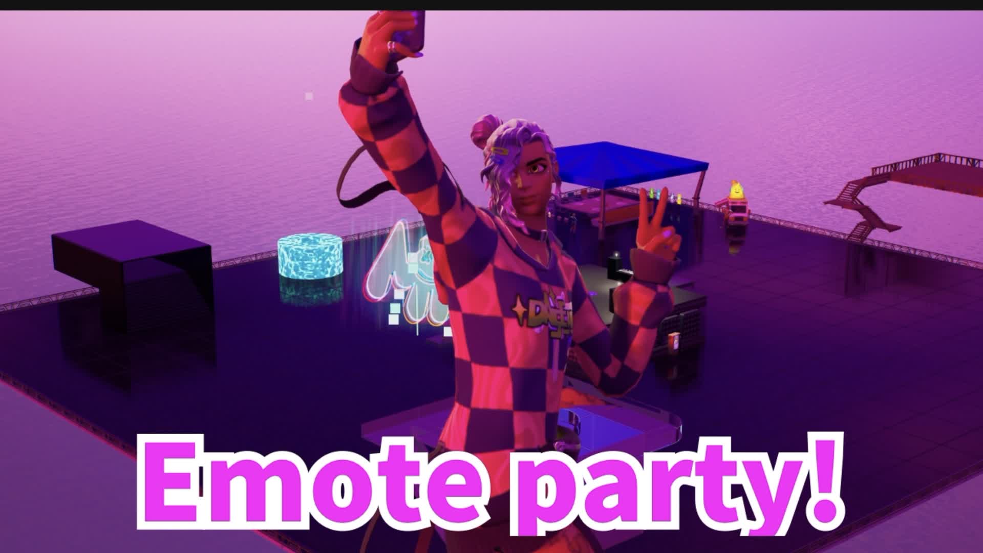 Emote party! エモートパーティー！ [ nijin ] – Fortnite Creative Map Code