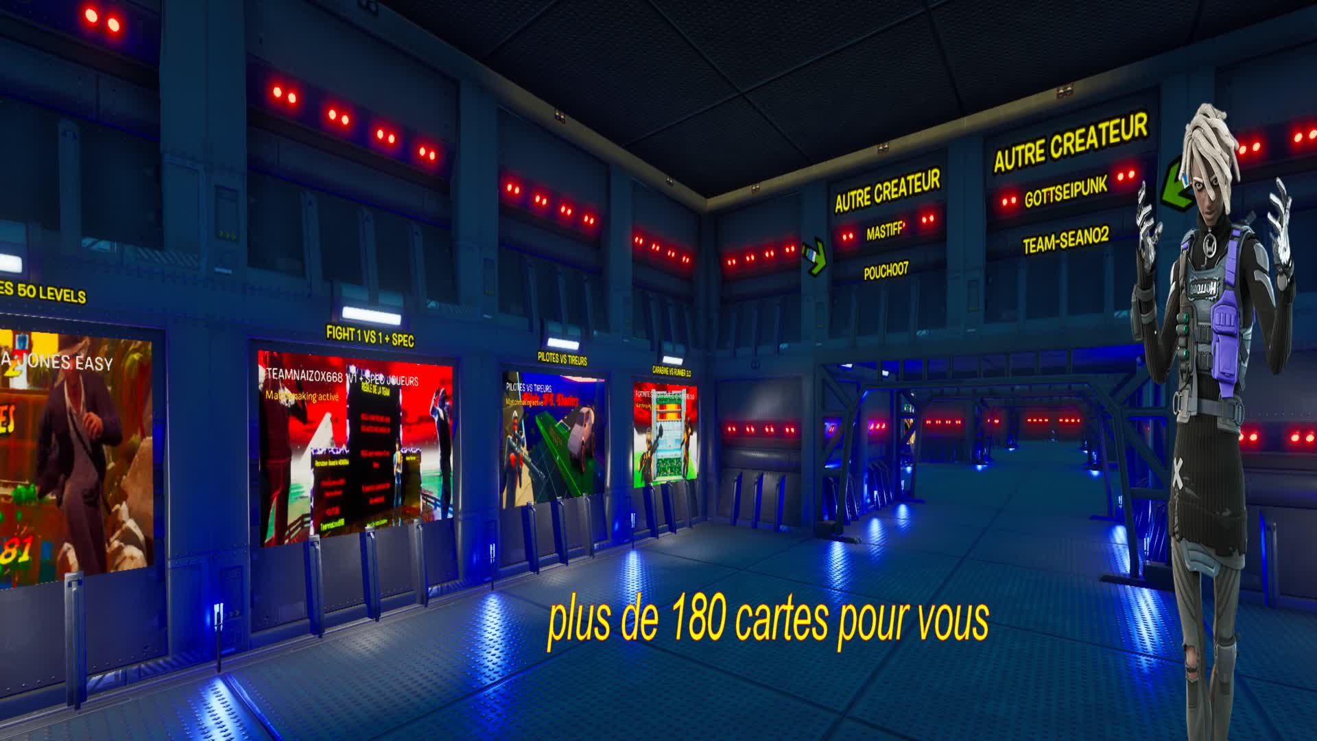 MES CREATIONS 159 CARTES + [ team-tonydjytb ] – Fortnite Creative Map Code