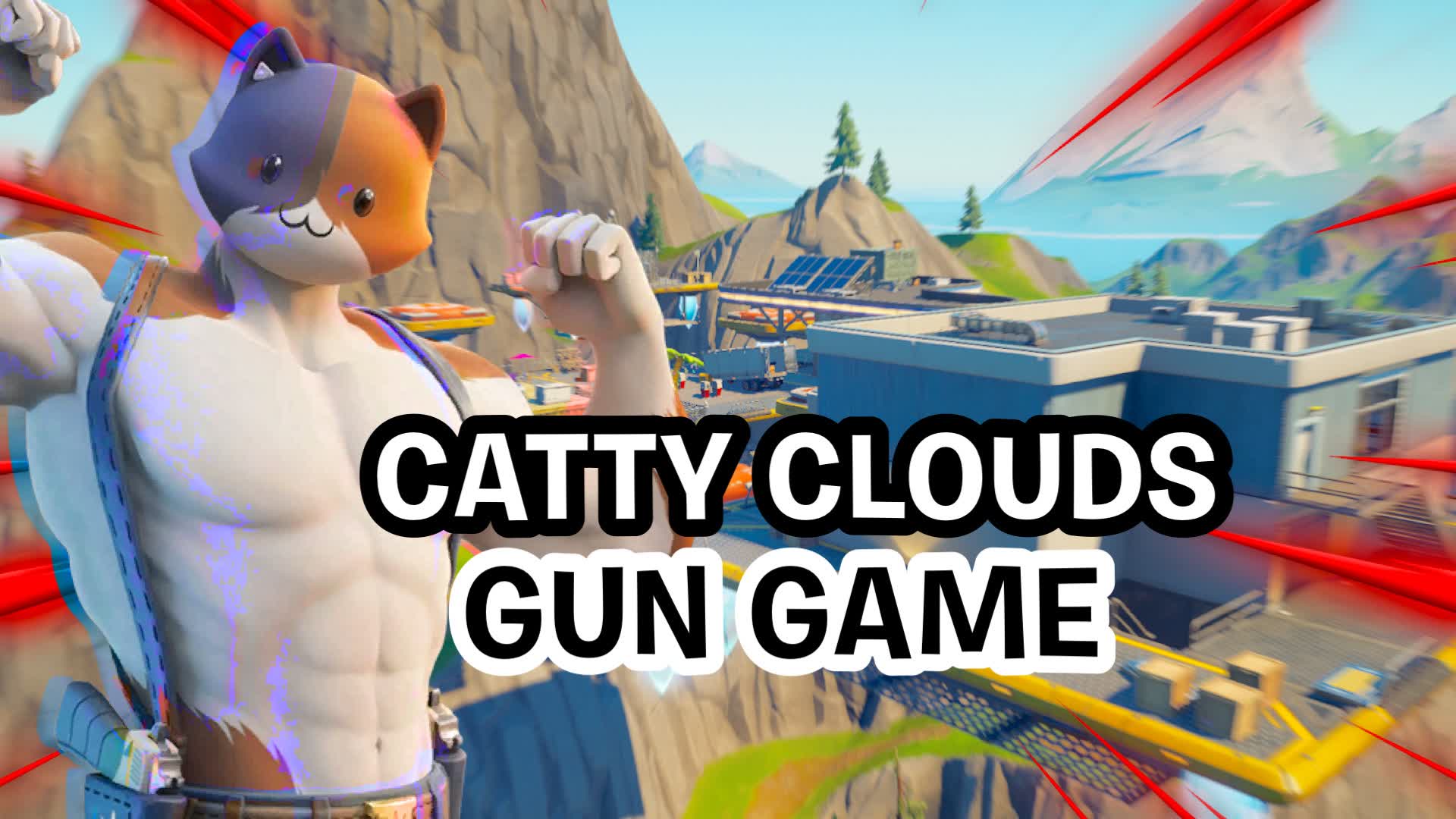 CATTY CLOUDS - GUN GAME [ ] – Fortnite Creative Map Code
