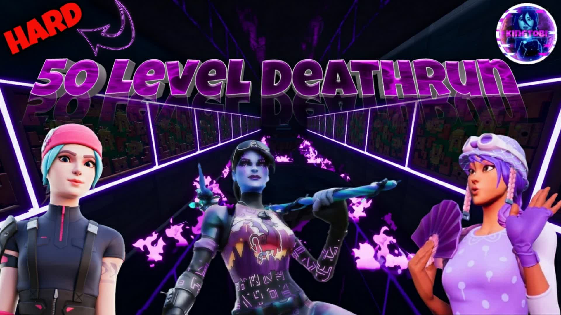 50 Level Deathrun [HARD] [ lkt ] – Fortnite Creative Map Code