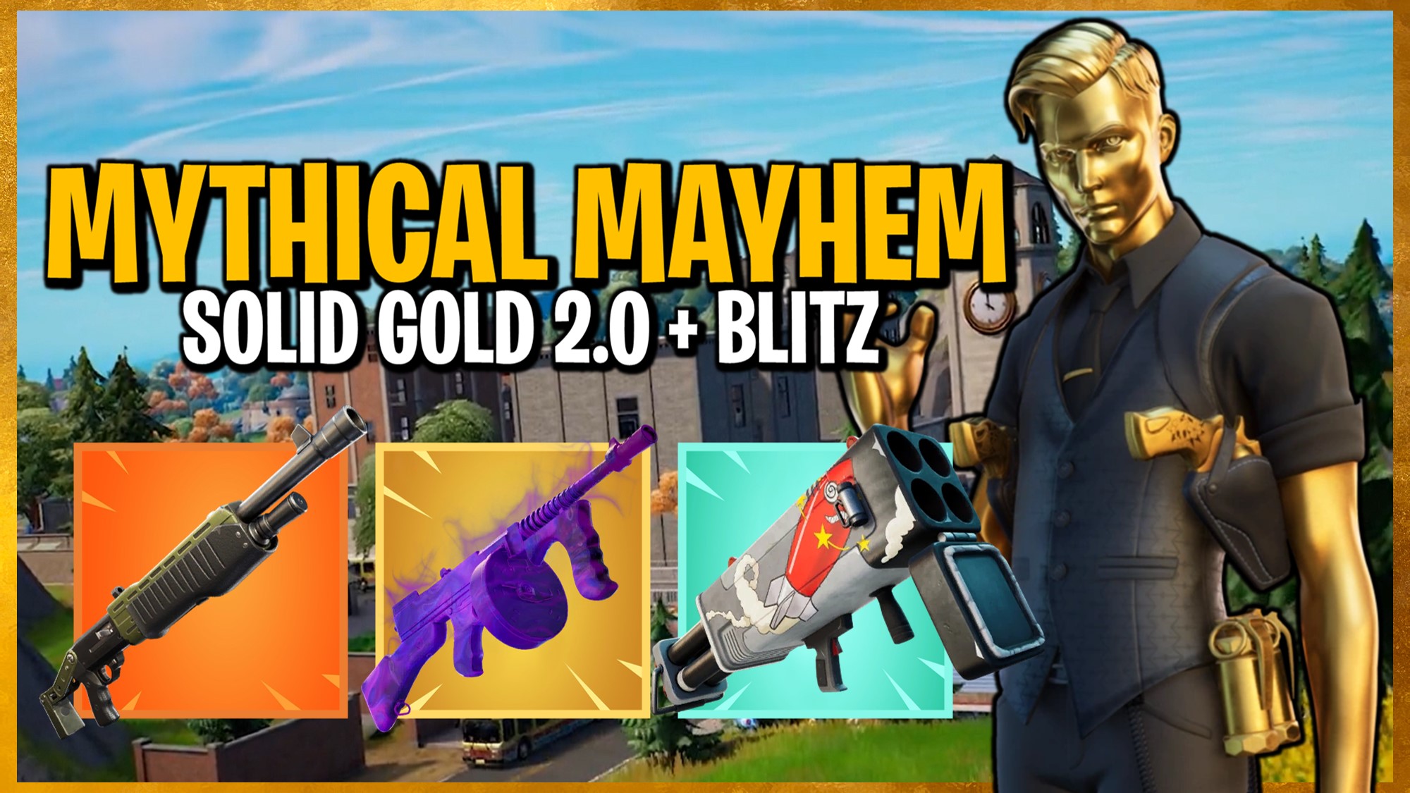 MYTHICAL MAYHEM LTM - TRIOS [ TactTact_ ] – Fortnite Creative Map Code