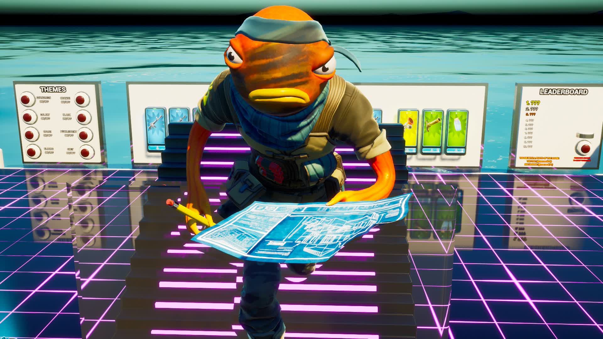 FUTURISTIC 1V1 BUILD FIGHTS 💫 [ marseck ] – Fortnite Creative Map Code