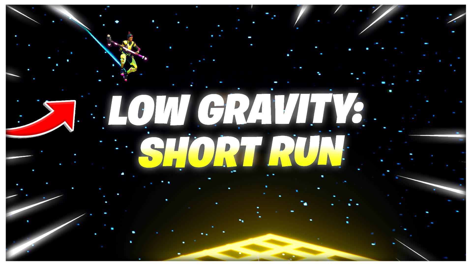 💫Low Gravity: Short Run🌟 [ nsmash ] – Fortnite Creative Map Code