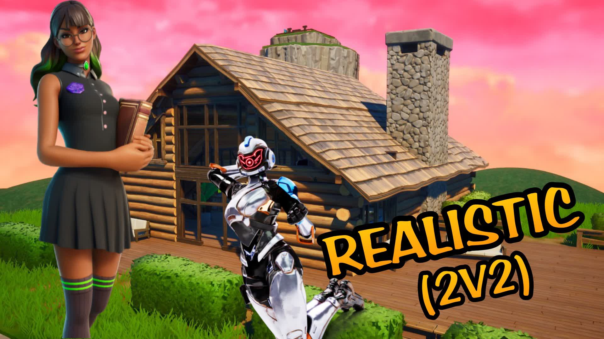 🌲 Realistic (2V2) 👑 [ bbm ] – Fortnite Creative Map Code