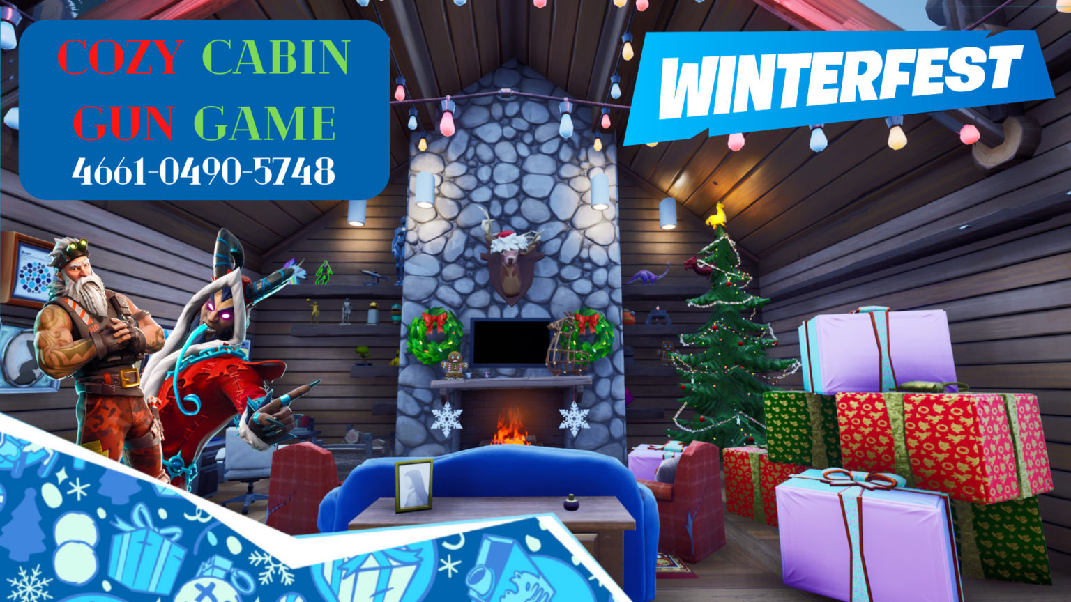 Cozy Cabin: Gun Game [ betacrook ] – Fortnite Creative Map Code