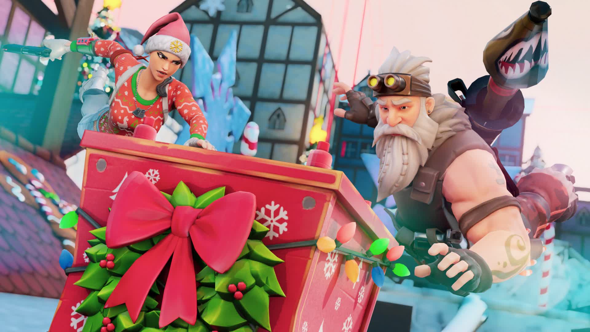 🎁 GIFT GUN GAME 🎁 [ laabouds ] – Fortnite Creative Map Code