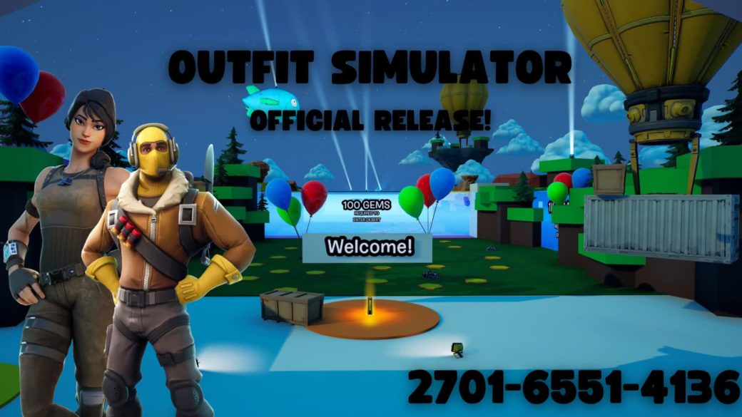 Outfit Simulator | Release! [ frosted ] – Fortnite Creative Map Code