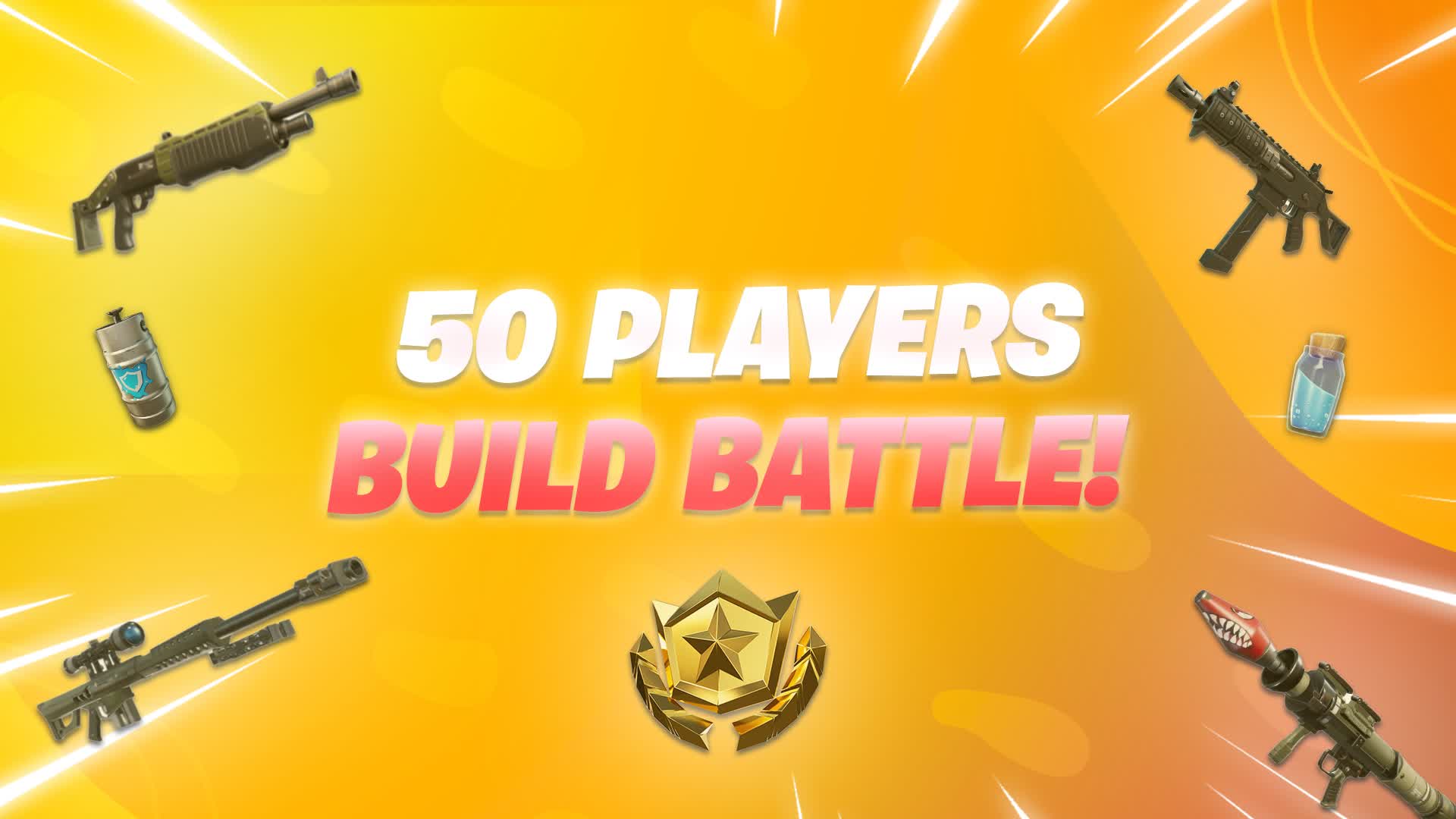 🌟50 Players Build Battle📈 [ nsmash ] – Fortnite Creative Map Code