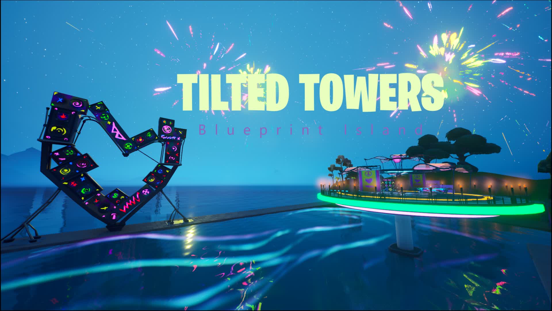 Tilted Towers Blueprint Island [ ikarus ] – Fortnite Creative Map Code