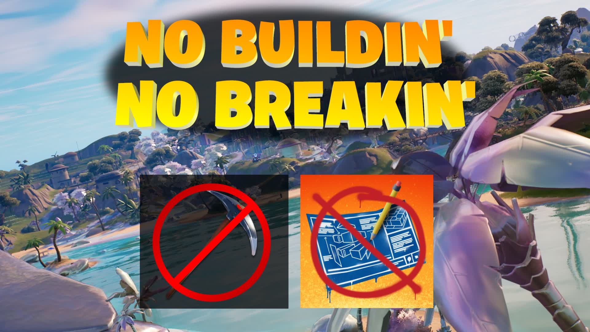 No Buildin' No Breakin' (Solo) [ kitteh6660 ] – Fortnite Creative Map Code