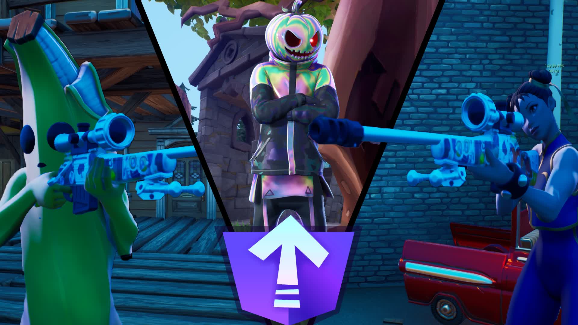 SNIPERS VS RUNNERS CHROME RUN [ gobbler ] – Fortnite Creative Map Code