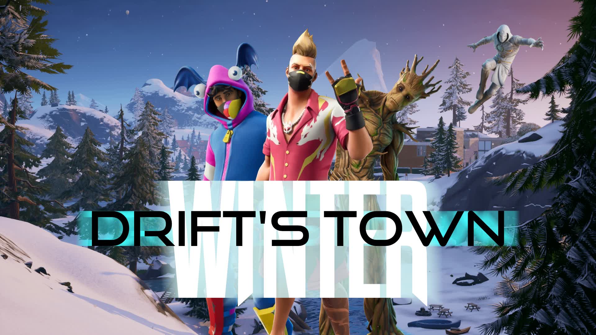 Drift's Winter Town (ZONE WARS) [ drift ] – Fortnite Creative Map Code